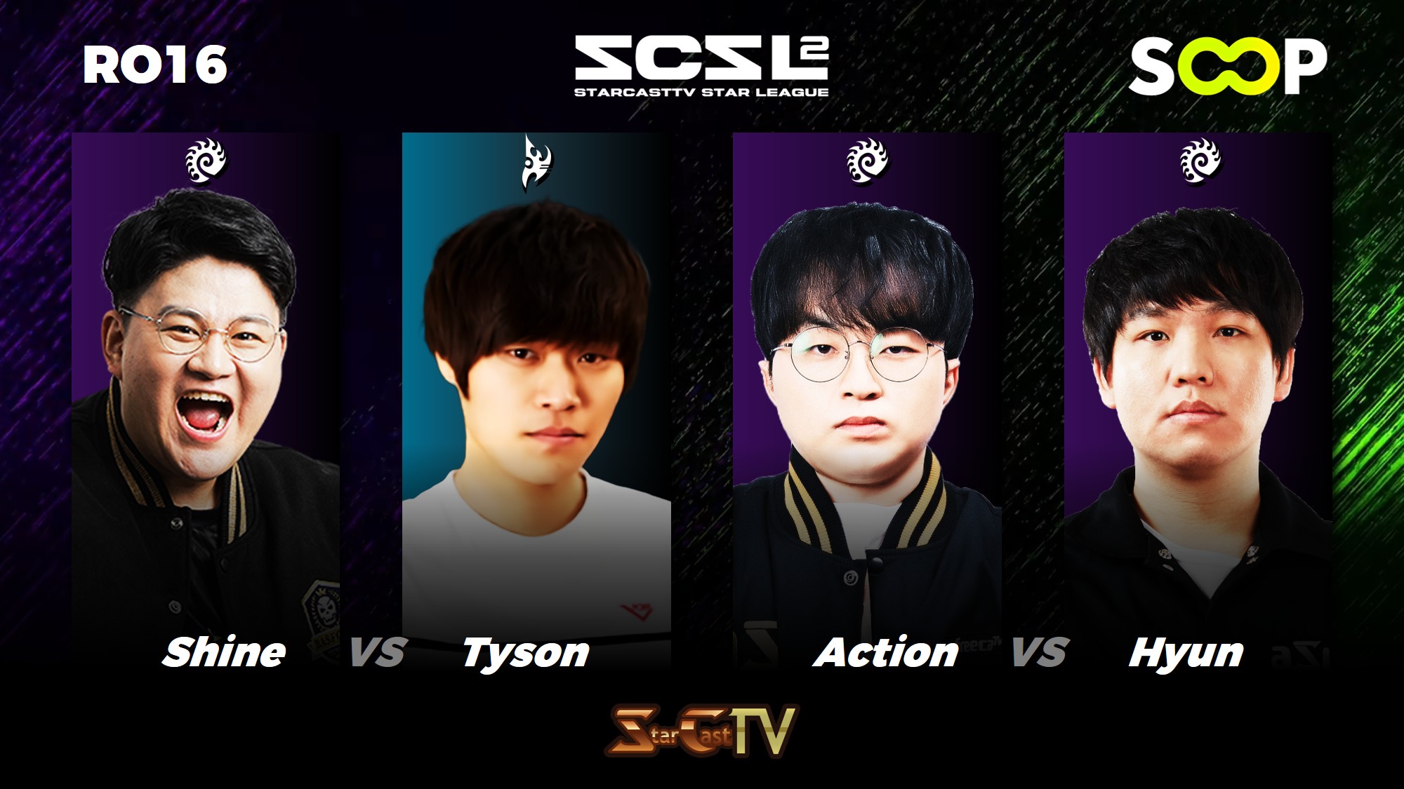 SCSL 2 Ronda 16 Día 3: Shine vs Tyson & Action vs Hyun - SOOP